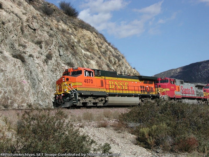 BNSF 4870